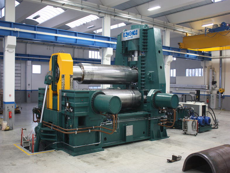 Three Roll Bending Machine, Metal Plate Bending/Rolling Machine, 3 Roll ...